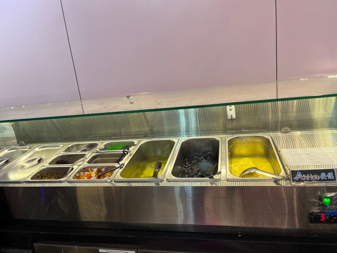 Bubble tea topping display fridge, Furniture & Home Living, Bathroom ...