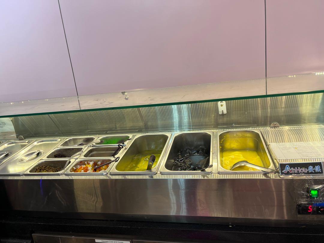 Bubble tea topping display fridge, Furniture & Home Living, Bathroom ...