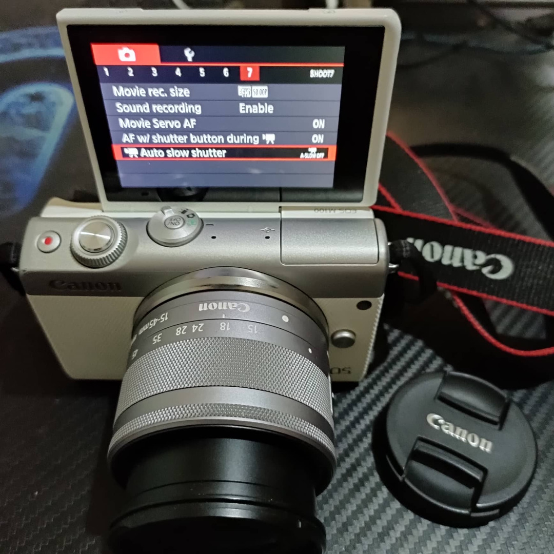 Canon EOS M100 Camera (WIFI + Touchscreen), Photography, Cameras on ...