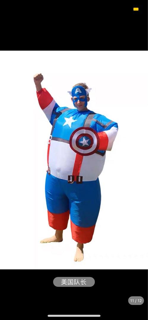 Captain America Inflatable Costume, Hobbies & Toys, Toys & Games on ...