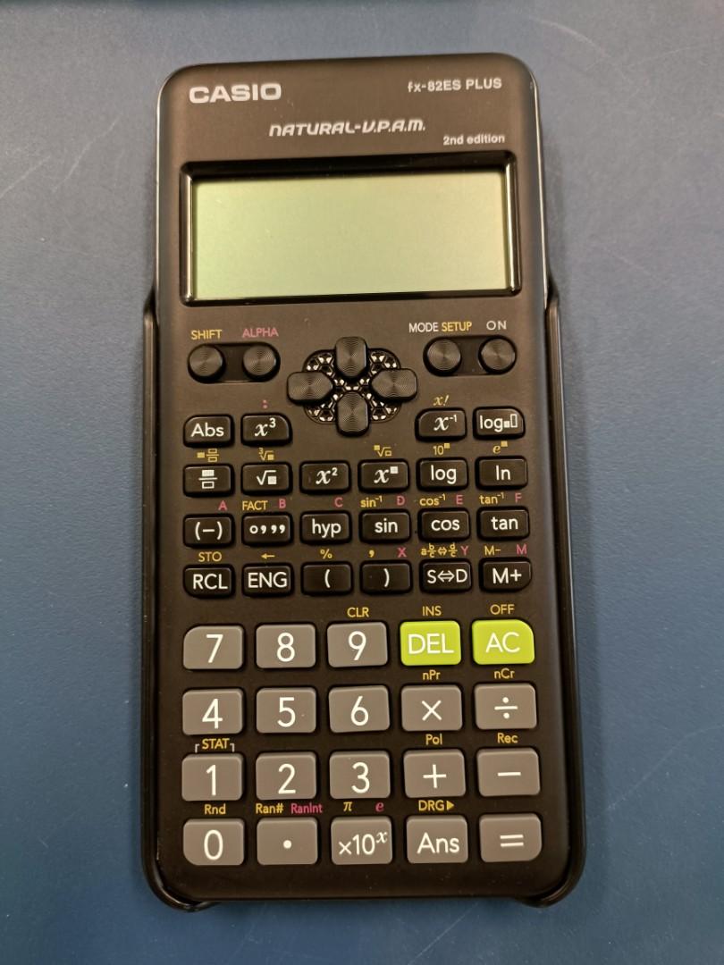 Casio fx-82es PLUS Natural-u.p.a.m Calculator, Hobbies & Toys ...