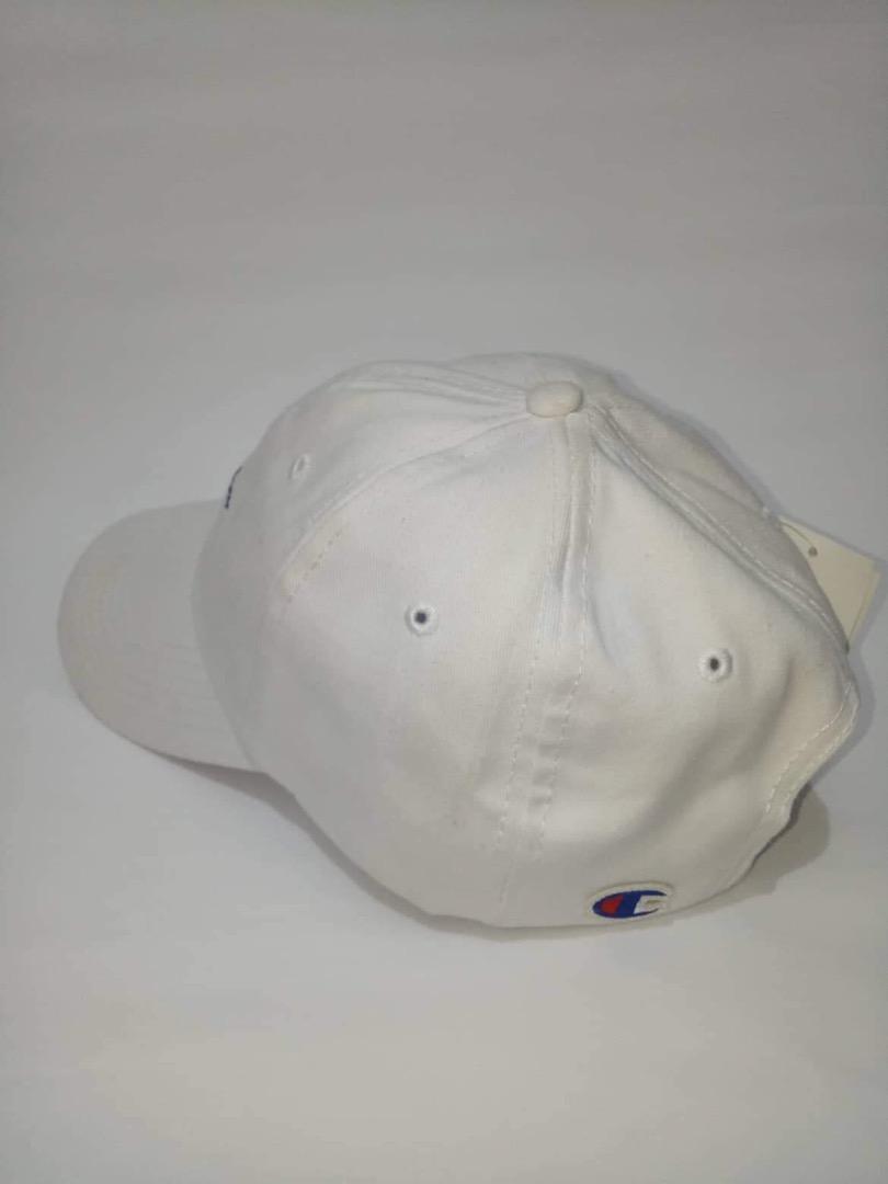 Champion White Cap, Men's Fashion, Watches & Accessories, Caps & Hats ...