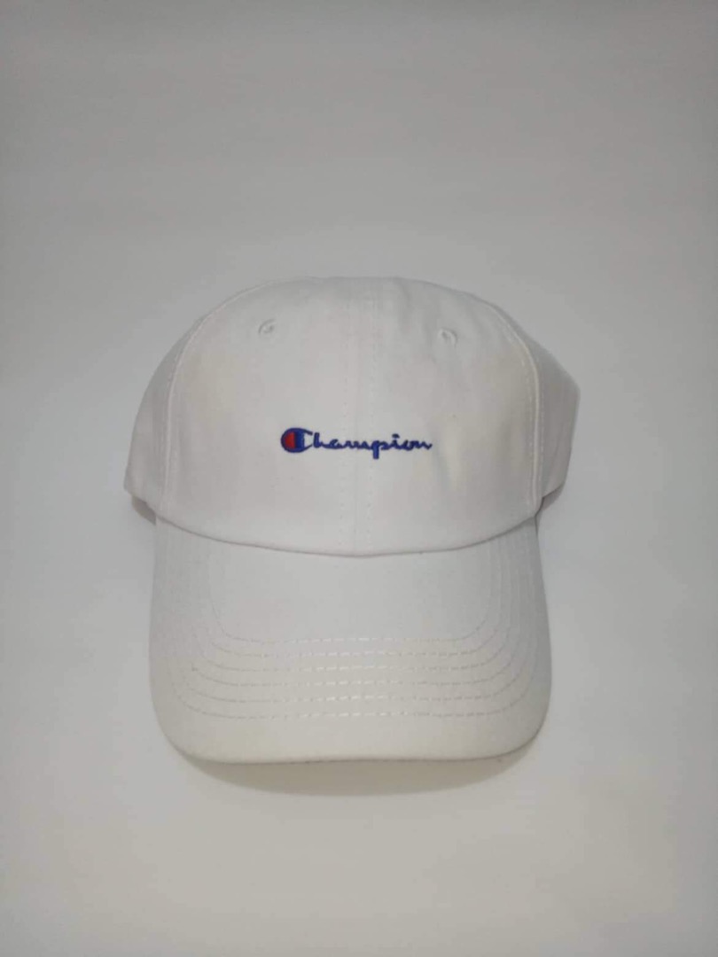 Champion White Cap, Men's Fashion, Watches & Accessories, Caps & Hats ...