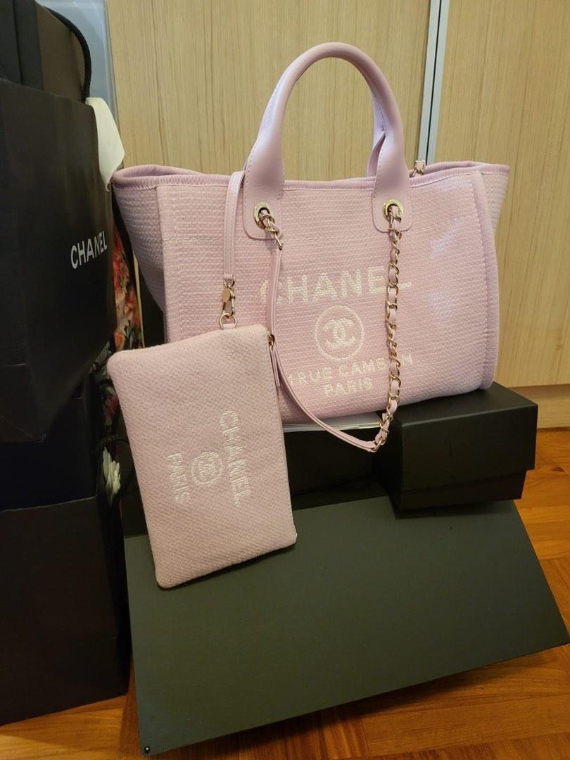 Chanel Pink Tote bag, Women's Fashion, Bags & Wallets, Tote Bags on Carousell