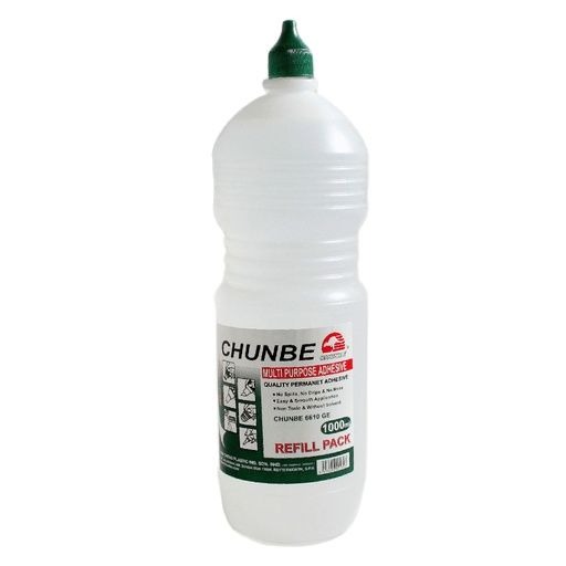 CHUNBE Multi Purpose Adhesive Clear Glue Refiller Pack 1000ml, Hobbies ...