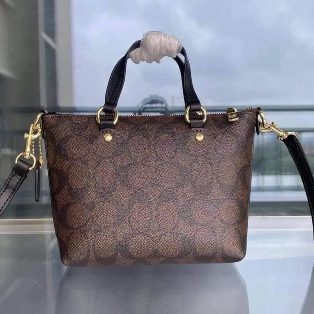 Coach Mini Gallery Tote in Signature Canvas in Signature Canvas, Women ...