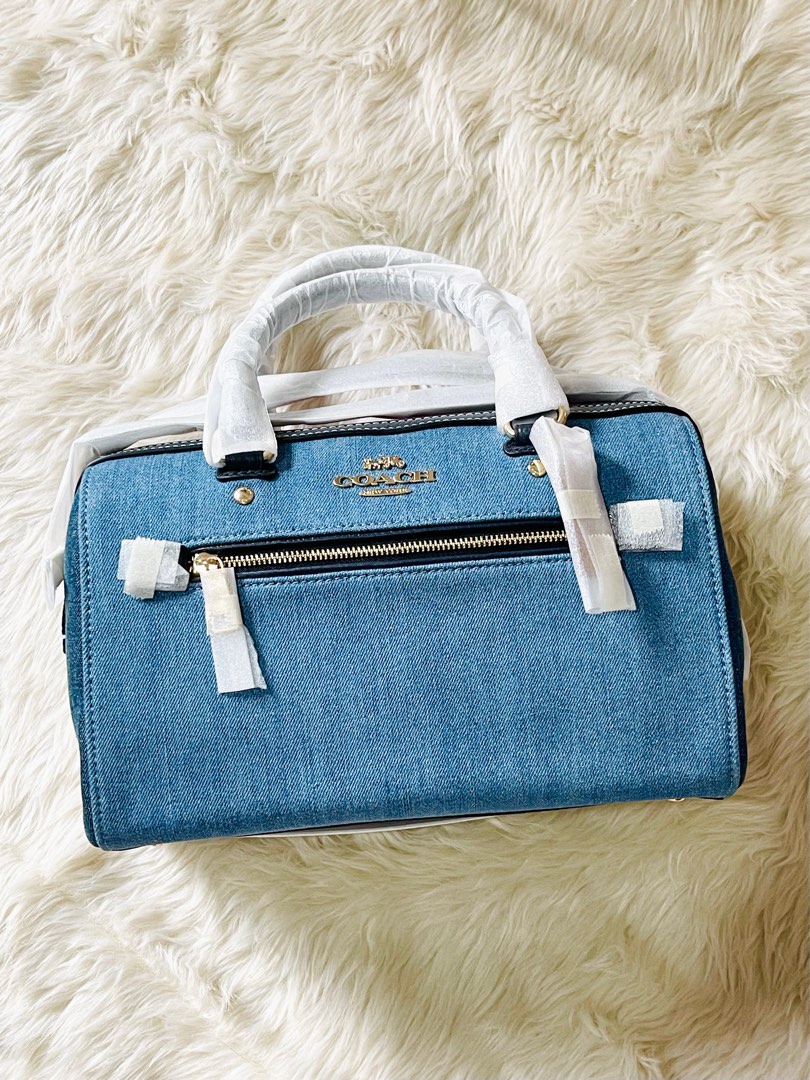Coach Rowan Denim, Women's Fashion, Bags & Wallets, Cross-body Bags on ...