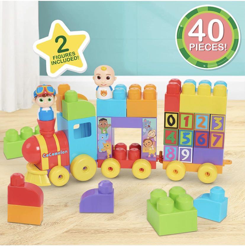 CoComelon Stacking Train Building Block Set JJ 火車積木組, 興趣及遊戲, 玩具 & 遊戲類 ...