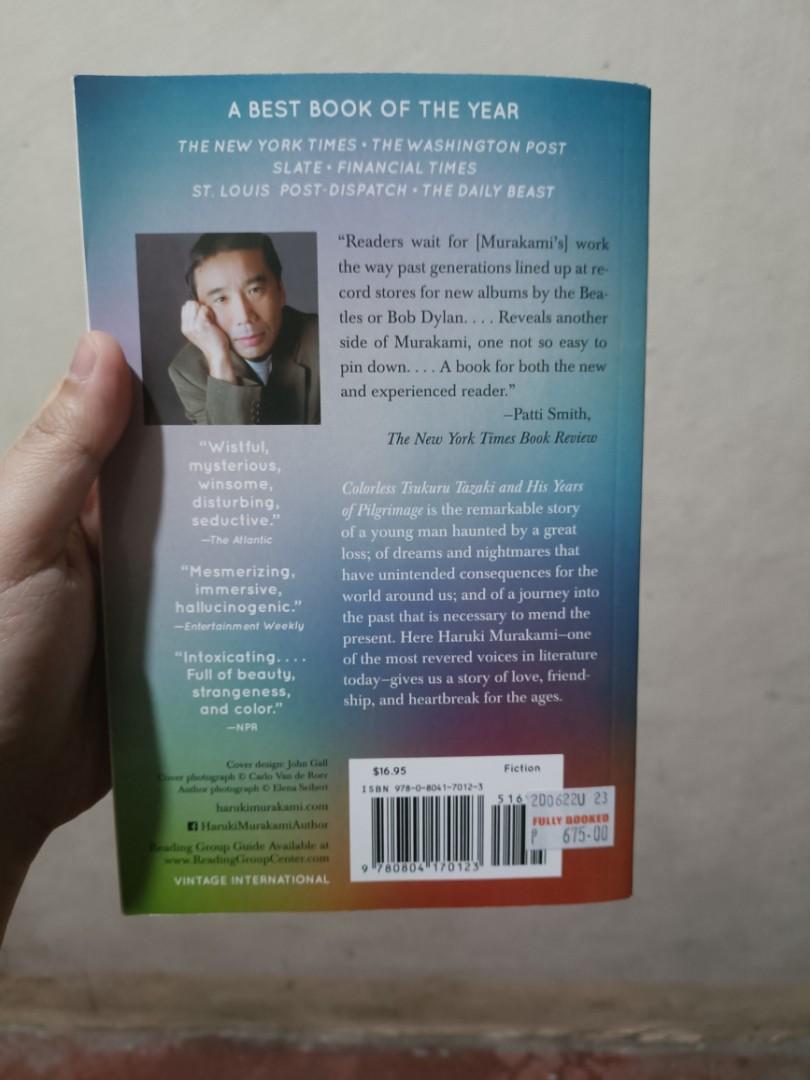 Colorless Tsukuru Tazaki by Haruki Murakami, Hobbies & Toys, Books ...