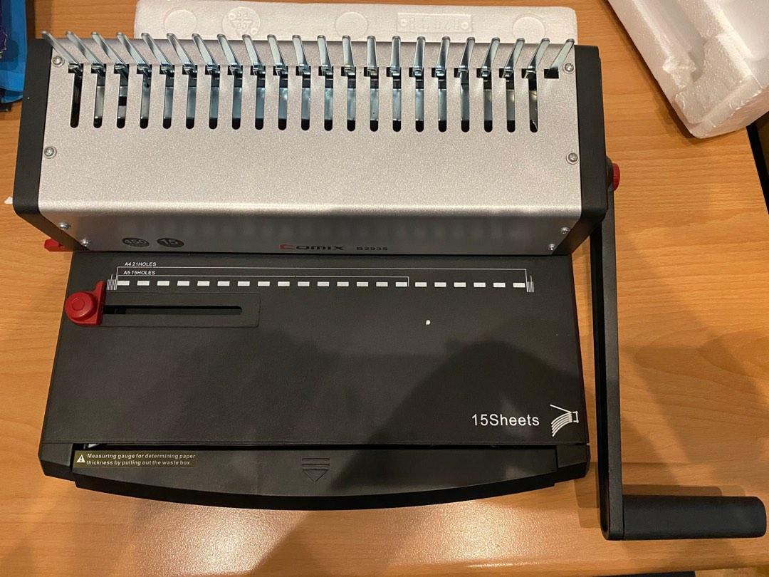 Comix binding machine, Furniture & Home Living, Office Furniture ...
