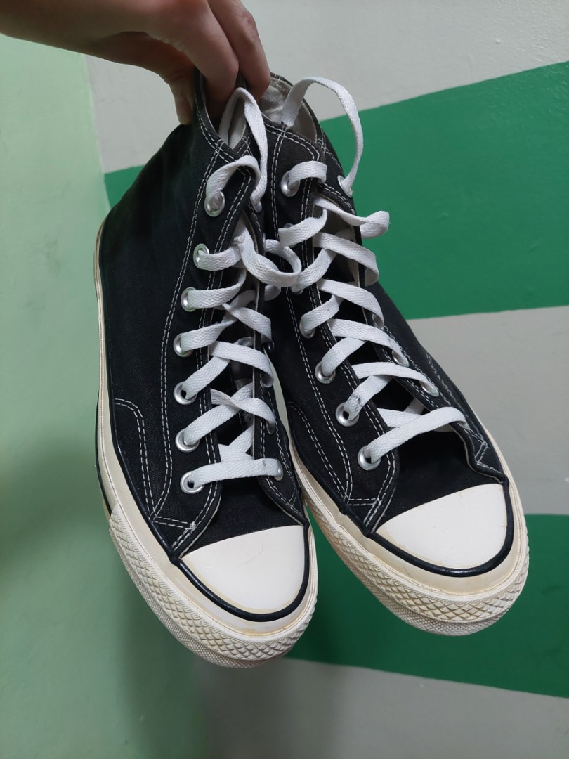 Converse Chuck 70 Hi Cut Black, Women's Fashion, Footwear, Sneakers on ...