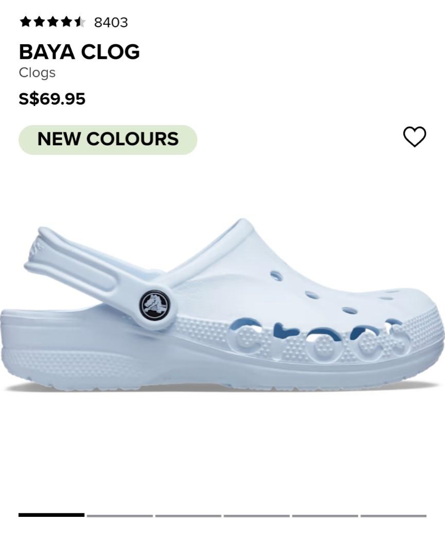 Crocs Mineral Blue Baya, Women's Fashion, Footwear, Flipflops and ...