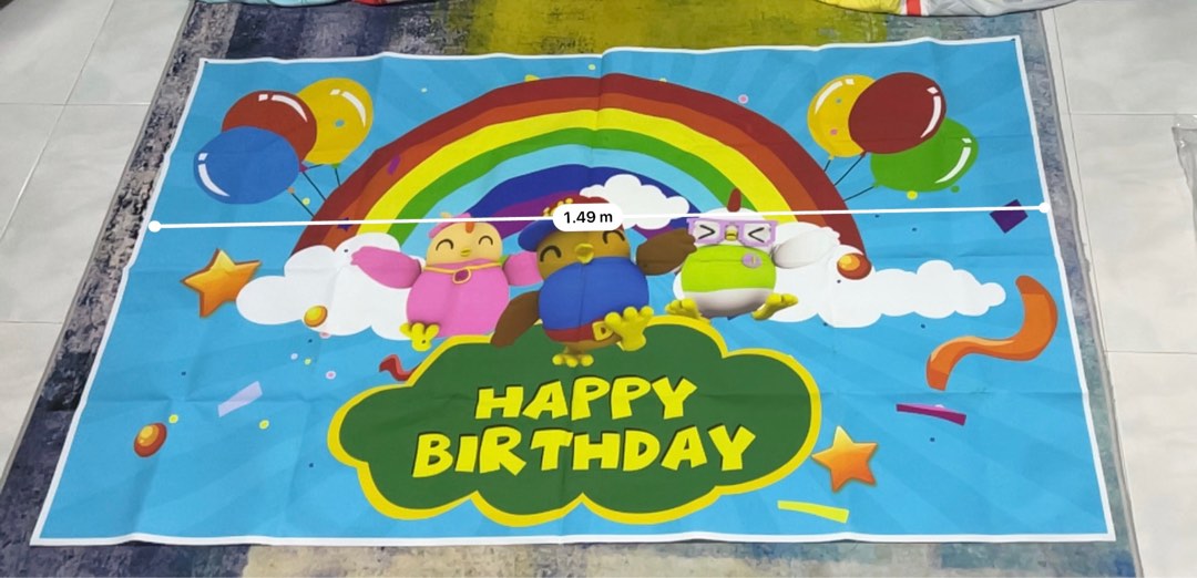 Didi & Friends birthday banner, Hobbies & Toys, Toys & Games on Carousell
