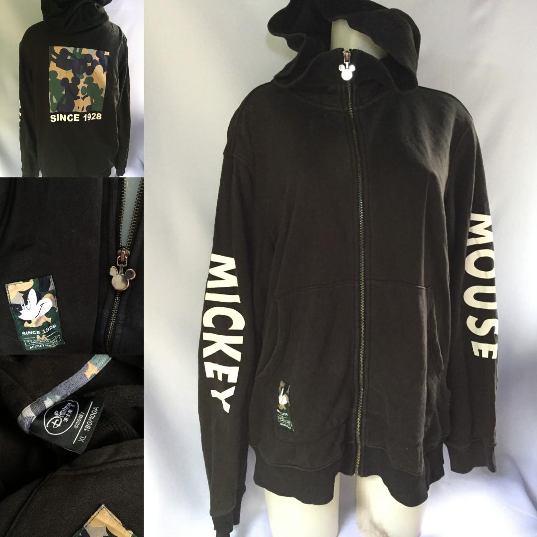 DISNEY MICKEY MOUSE ZIPPER HOODY, Men's Fashion, Coats, Jackets and ...