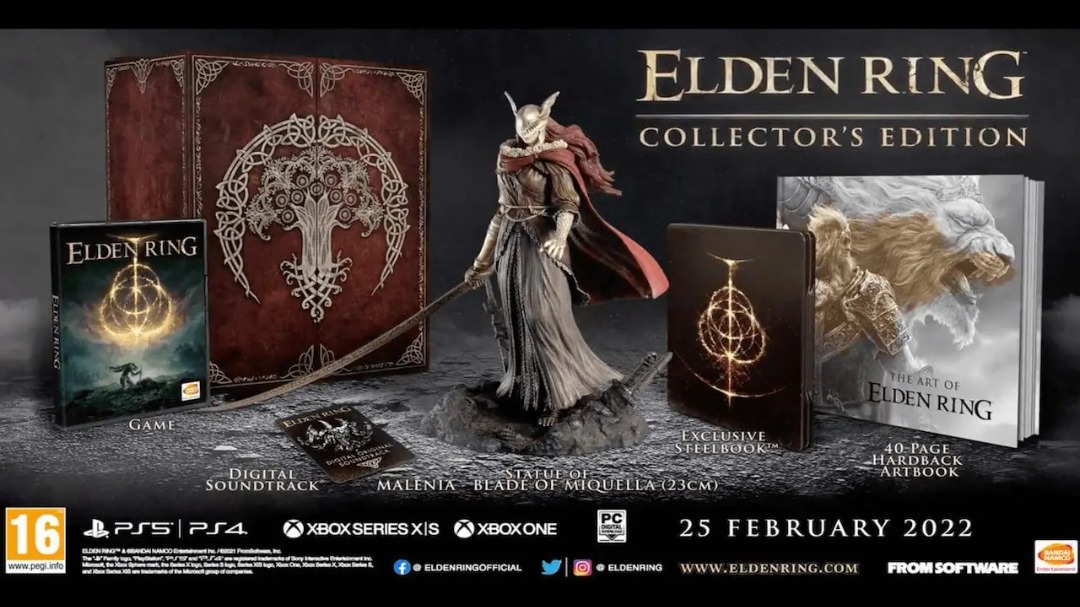 Elden Ring Collector's Edition PS5, Video Gaming, Video Games ...
