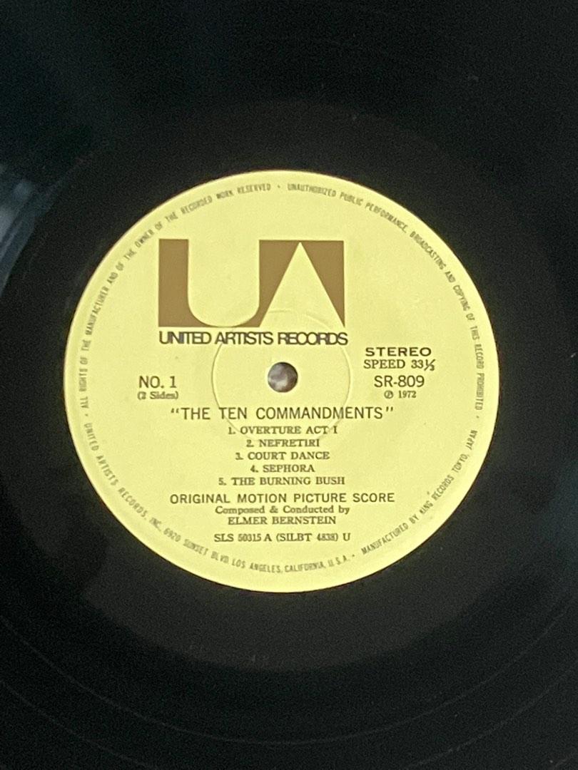 ELMER BERNSTEIN The Ten Commandments OST Vinyl LP, Hobbies & Toys ...