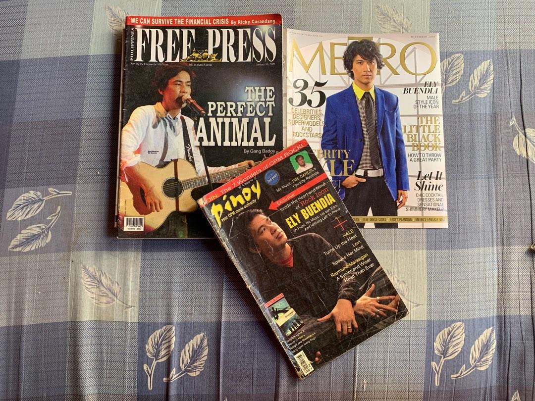 Ely Buendia of Eraserheads on magazine covers, Hobbies & Toys, Books ...