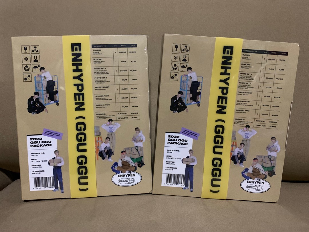 Enhypen 2022 GGU GGU PACKAGE, Hobbies & Toys, Memorabilia ...