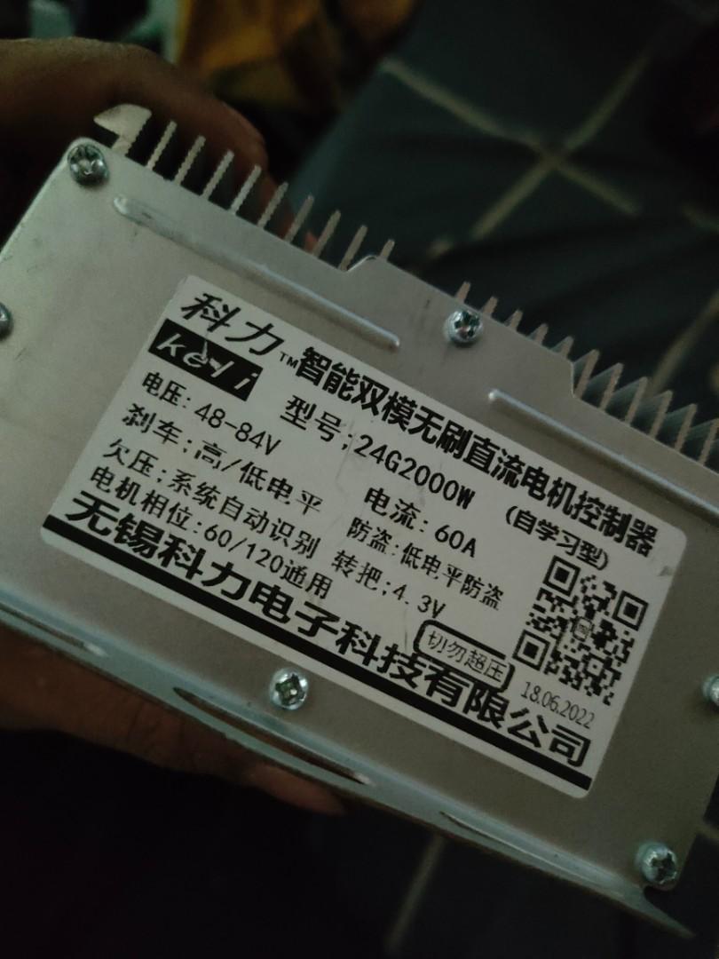 Escooter Keli 60A 48-84v Controller Ebike 36v 48v 52v 60v 72v 84v ...