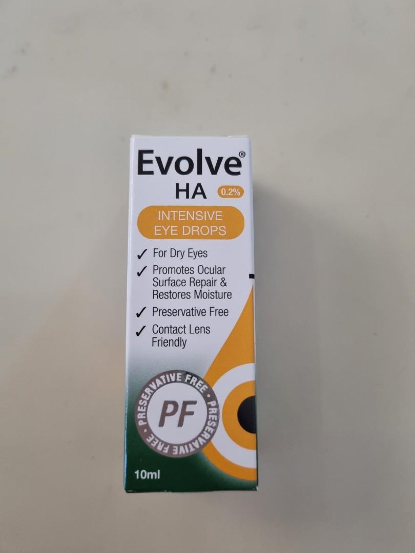 Evolve HA Eye drop, Beauty & Personal Care, Vision Care on Carousell