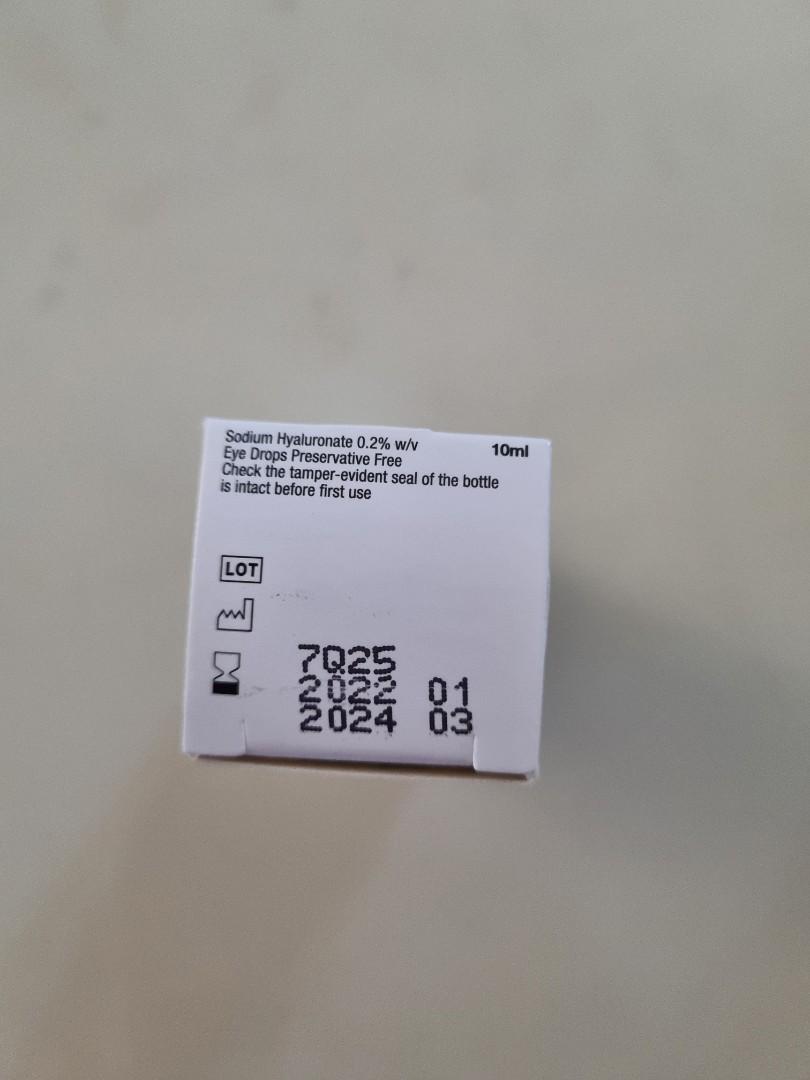 Evolve HA Eye drop, Beauty & Personal Care, Vision Care on Carousell