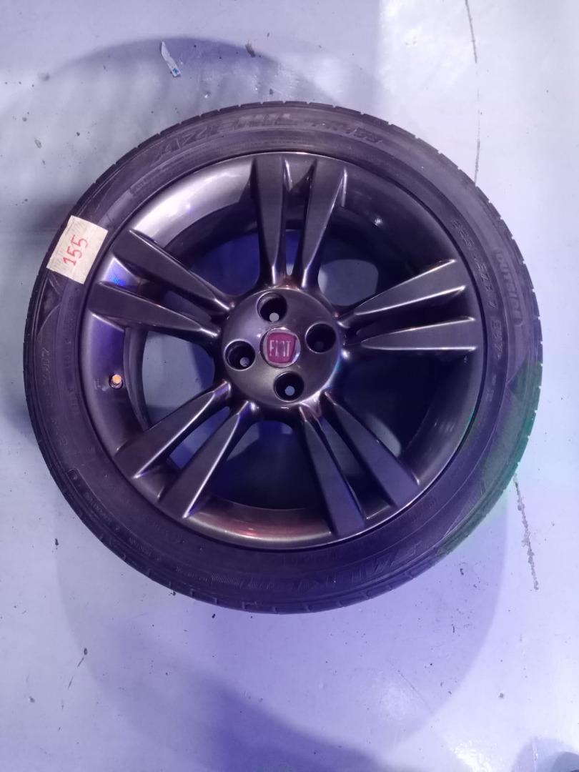 Fiat Tyre and Rim Set, Car Accessories, Tyres & Rims on Carousell