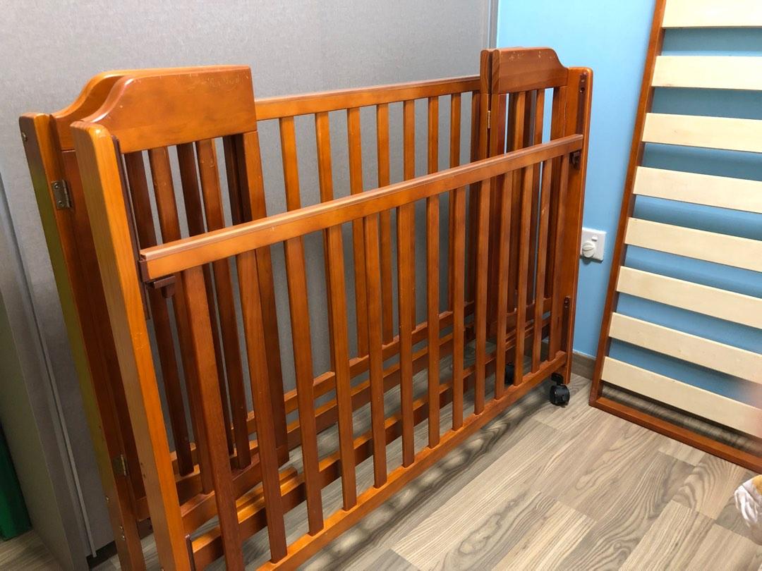Foldable Baby Cot, Babies & Kids, Baby Nursery & Kids Furniture, Cots ...