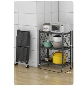 foldable kitchen storage rack 3 / 4 / 5 foldable storage rack with ...