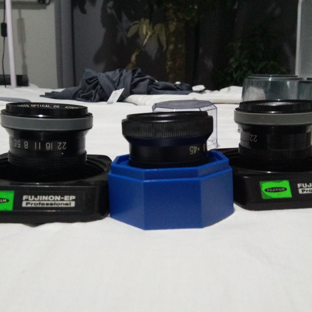 Fujinon Enlarger Lenses 90mm f4.5 , 50mm f3.5 , 75mm f5.6 M39 L39 LTM ...