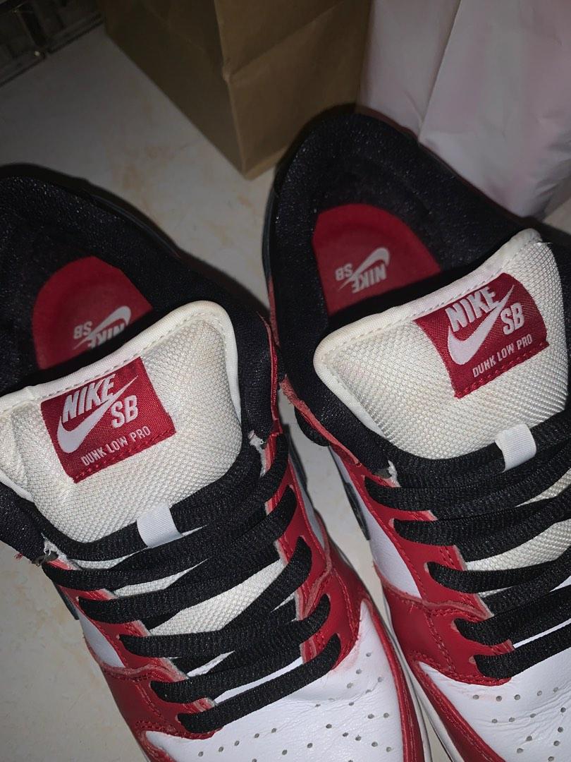 [FULL SIZES] Nike SB Dunk Low Pro J-Pack Chicago Red Black White, Men's ...