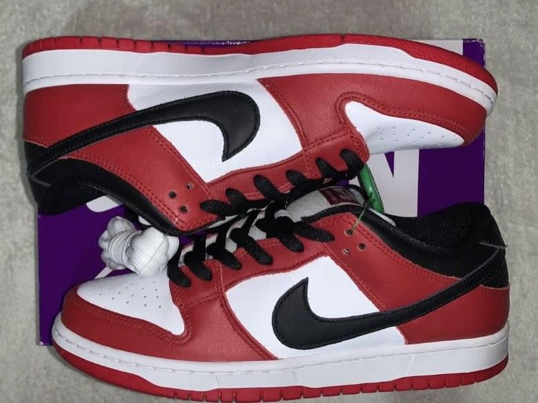 [FULL SIZES] Nike SB Dunk Low Pro J-Pack Chicago Red Black White, Men's ...