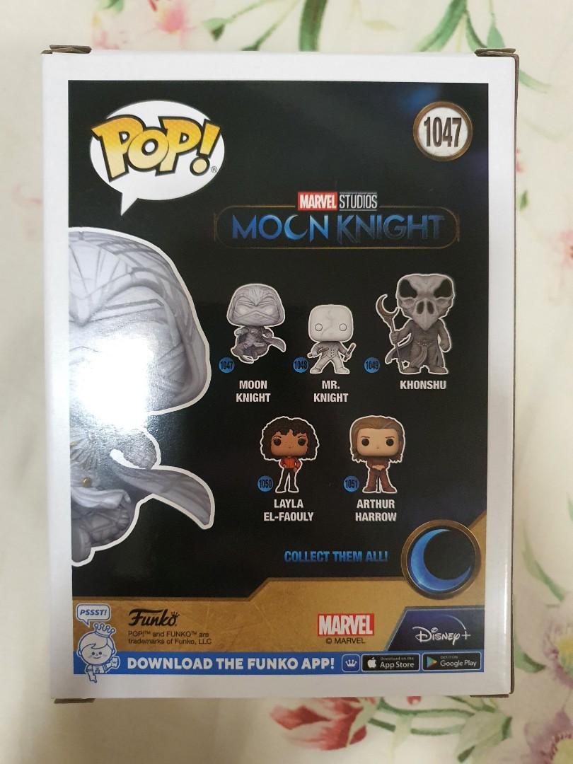 Funko Marvel Moon Knight Pop! Moon Knight Glow-In-The-Dark Vinyl Bobble ...