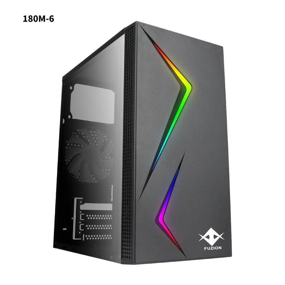 Fuzion Computer case black with power supply ATX-700W -500, Computers & Tech, Desktops on Carousell