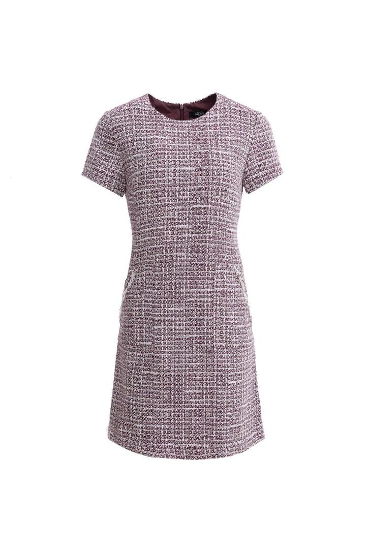 G2000 Tweed Dress (purple), Women's Fashion, Dresses & Sets, Dresses on ...