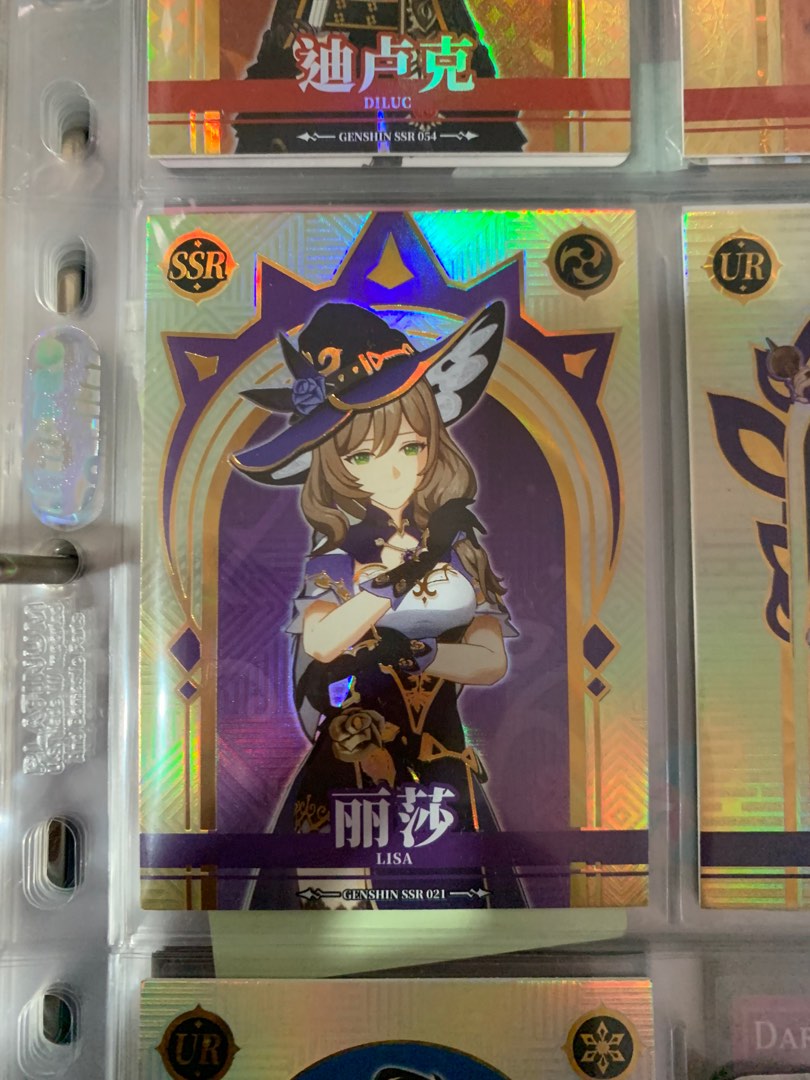 Genshin Impact Kaeya Lisa Trading Card Holo (check desc), Hobbies ...