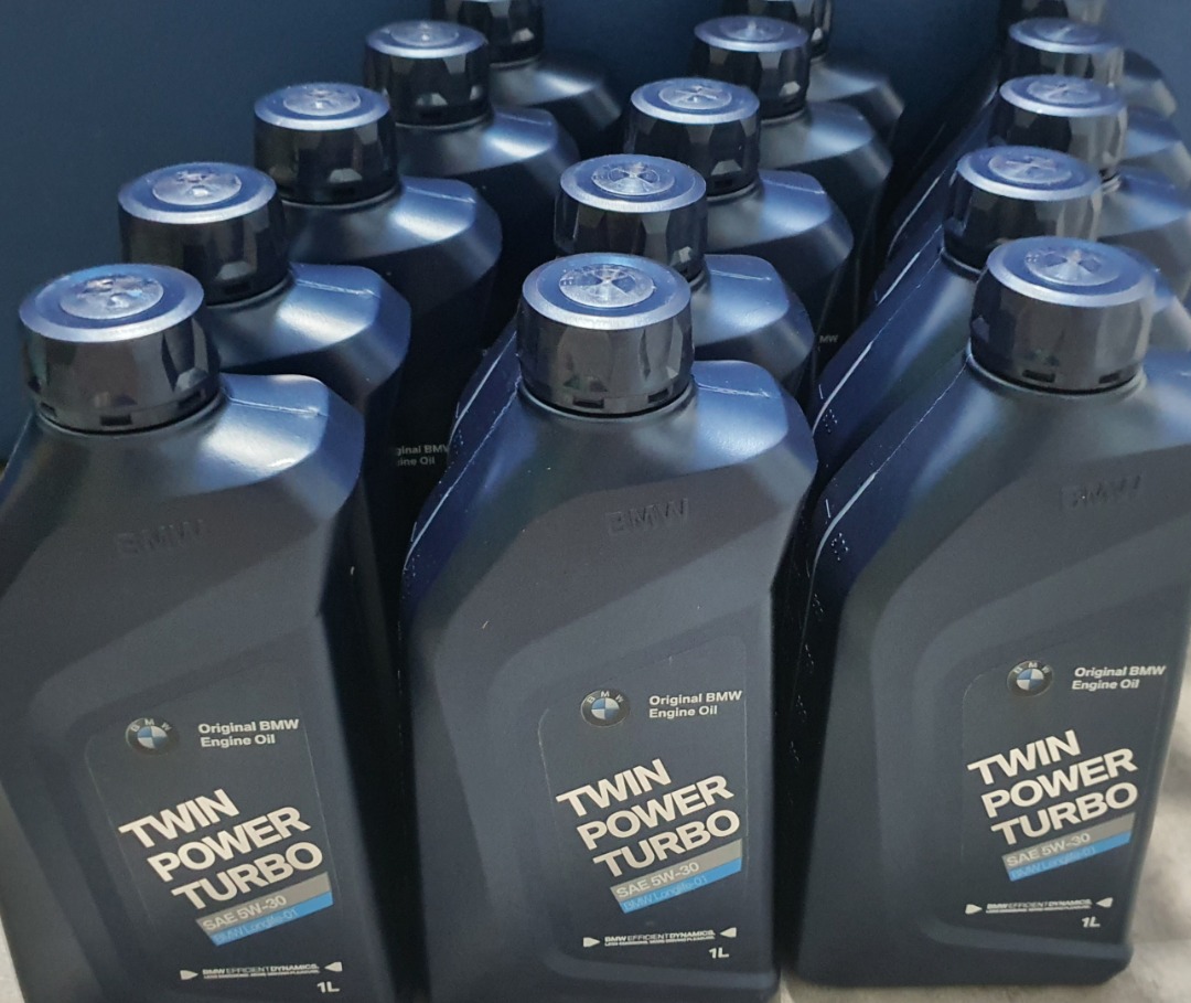 GENUINE BMW TWINPOWER TURBO ENGINE OIL LONGLIFE-01 5W-30 MADE IN ...