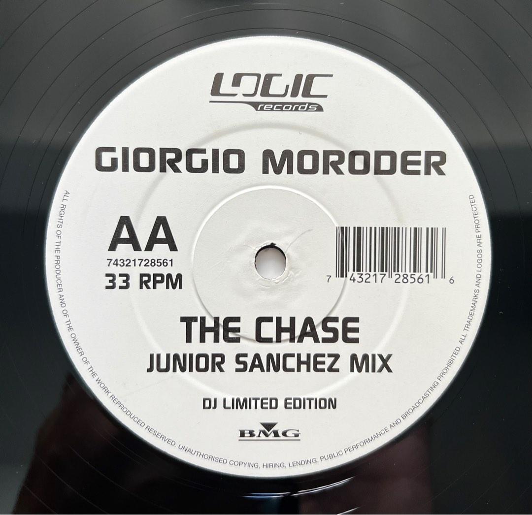 Giorgio Moroder - The Chase 12” DJ limited edition UK 黑膠唱片, 興趣及遊戲, 音樂樂器 & 配件, 音樂與媒體 - 黑膠碟 ...