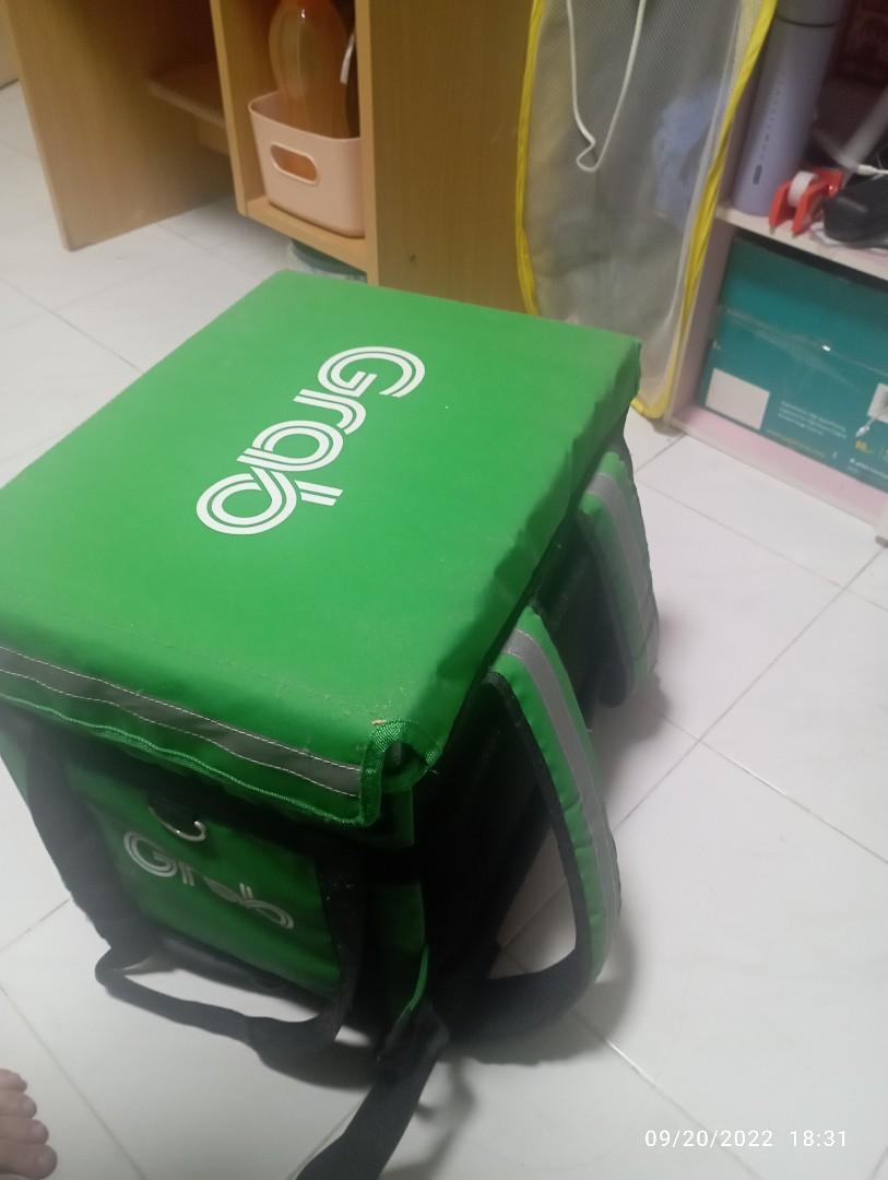Grab food rider bag, Motorcycles, Motorcycle Accessories on Carousell
