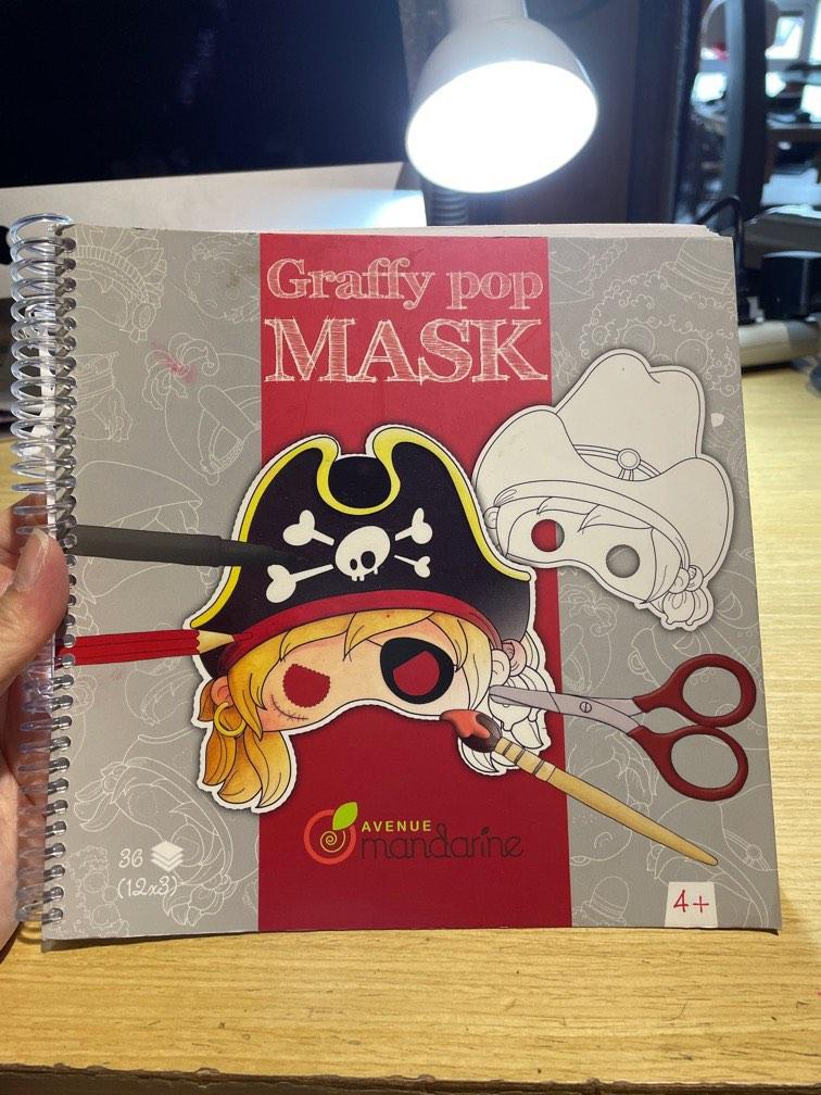 Graffy pop mask - color then wear, Hobbies & Toys, Toys & Games on Carousell