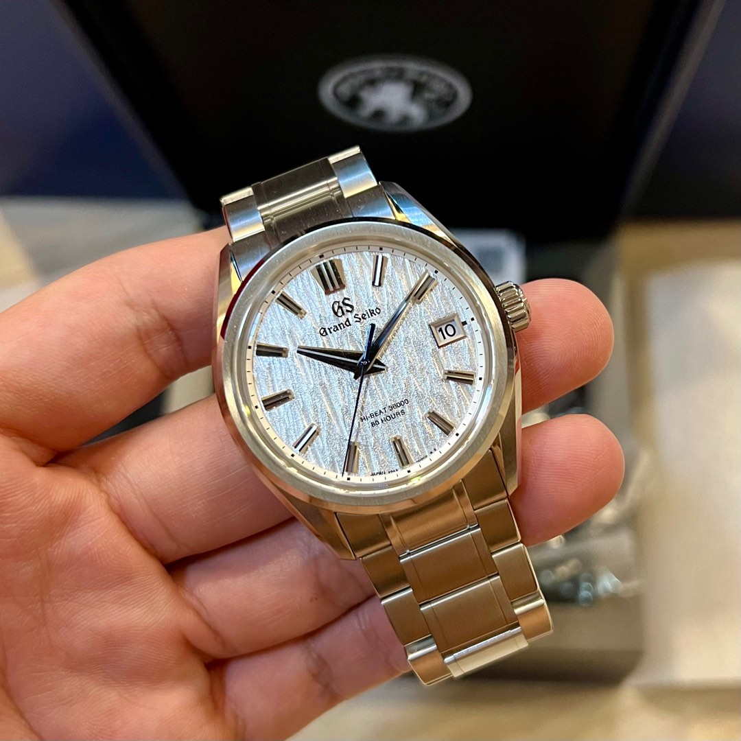 Grand Seiko White Birch SLGH005G, Luxury, Watches on Carousell