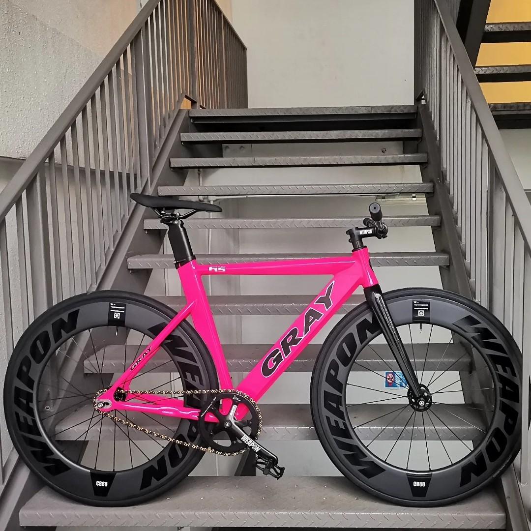 Gray F15 fixie bike | fixed gear bike | single speed bike - F15 2022 ...