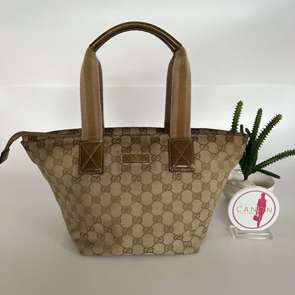 Gucci Monogram Canvas Shoulder Bag. Made in Italy., Luxury, Bags ...