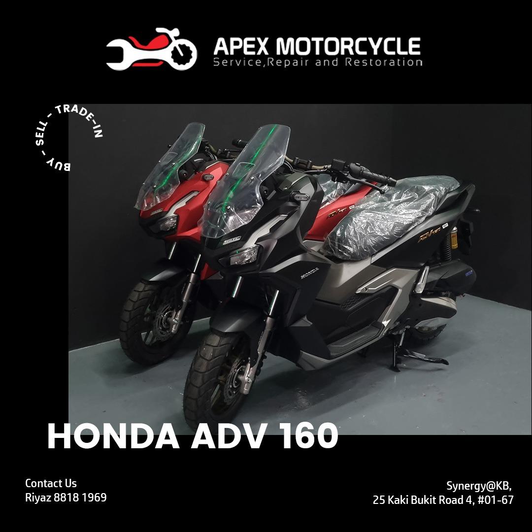 Honda ADV 160, Motorcycles, Motorcycles for Sale, Class 2B on Carousell