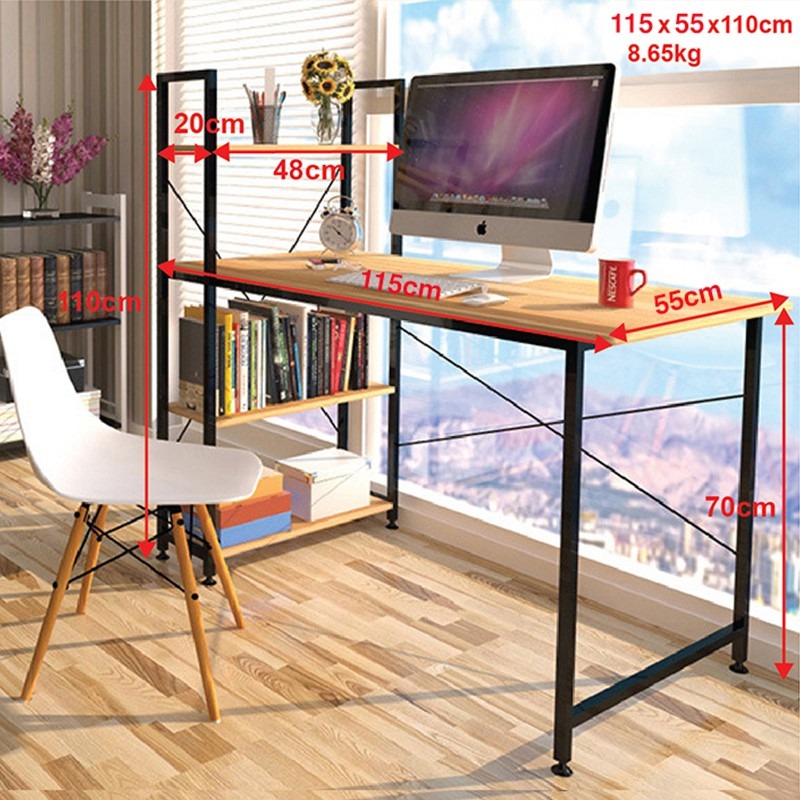 H-Rack Desktop Table / Computer/ Study Table / Desktop / Bookshelves ...