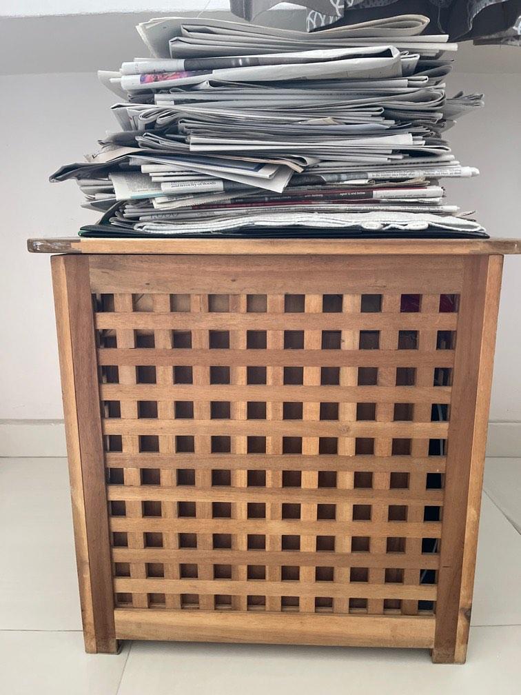 IKEA HOL Side table acacia 50 cm x 50 cm, Furniture & Home Living ...