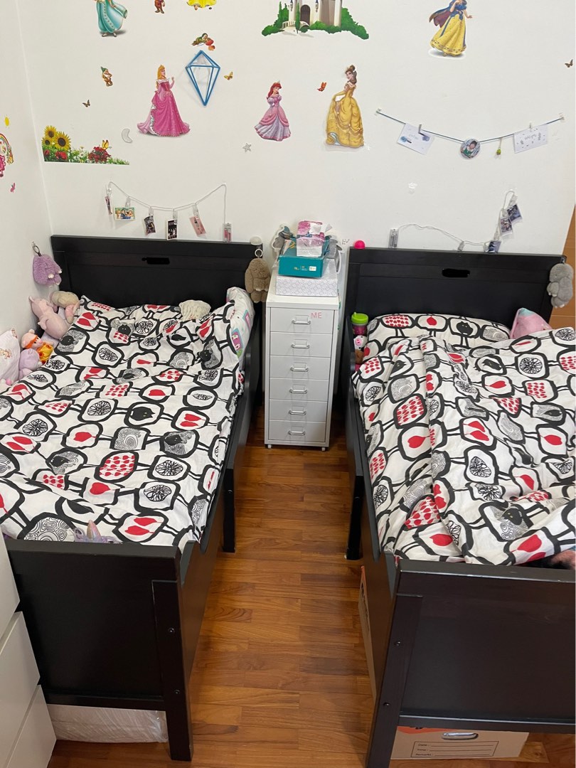 2 Ikea Extendable Bed (Sundvik), Furniture & Home Living, Furniture, Bed Frames & Mattresses on ...