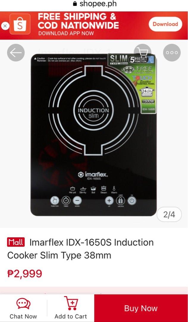 INDUCTION IMARFLEX, TV & Home Appliances, Kitchen Appliances, Cookers ...