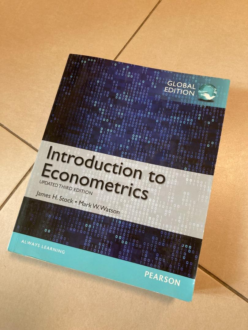 【極新】Introduction to Econometrics - Updated 3rd Edition, 興趣及遊戲, 書本 & 文具, 教科書 - Carousell