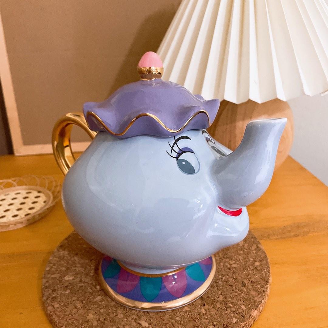 Japan Disney Belle Beauty and the Beast Mrs Potts Teapot, Furniture ...