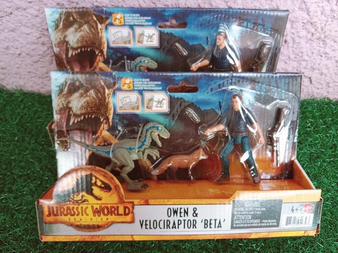 Jurassic World Dominion Owen & Velociraptor Beta Dinosaur, Hobbies ...